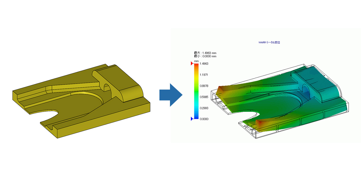 SOLIDWORKS Plasticsで出力できる解析結果のご紹介（Premium版） | 製品情報 | CAD Japan.com（大塚商会）